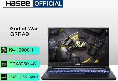 Игровой ноутбук Hasee g7ra9 god of war
