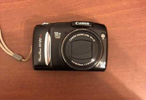 Фотоаппарат Canon powershot SX120 is
