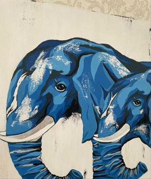 Интерьерная картина «Слоны»
