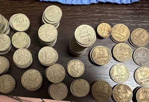 Монеты СССР (100 рублей 50 рублей 20 рублей)