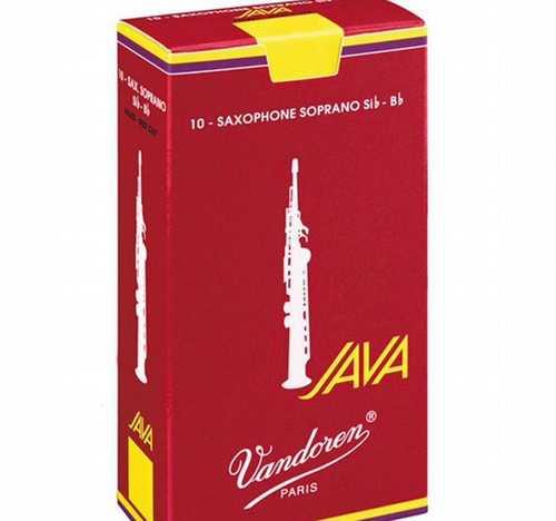 SR303R java Red Cut Трости для саксофона Сопрано №3 (10шт) Vandoren