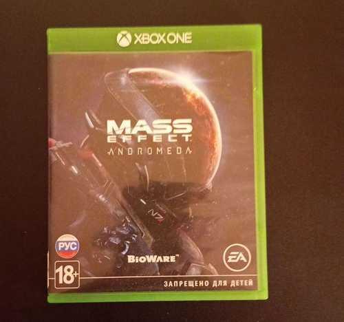 Игра на xbox one диск mass effect andromeda