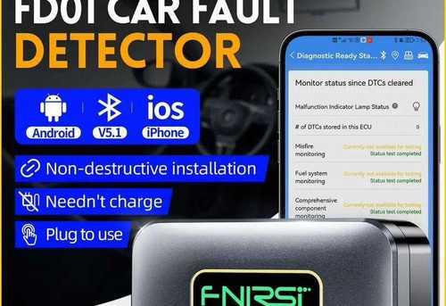Автомобильный сканер fnirsi FD10 OBD2