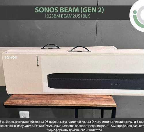 Саундбар Sonos Beam (Gen 2) Black