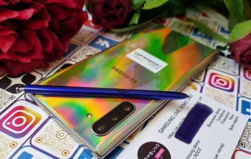 Samsung galaxy Note10 аура глоу snapdragon