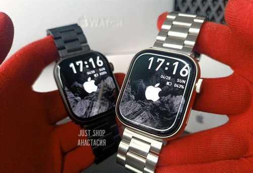Часы Apple Watch 9 45мм (Гарантия, 3 ремешка)