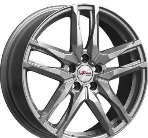 Диски iFree Бомбей (кс1075) 6,5x18 5x114,3 ET:40 66.1 Хай Вэй (Темно-серебристый цвет)