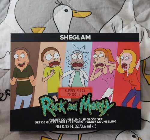 Sheglam набор блесков Rick and Morty