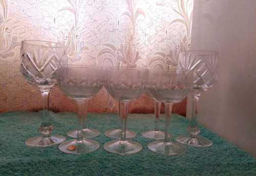 Bohemia glass Фужеры Винтаж 60-70е