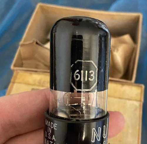 NIB/NOS радиолампа 6113 (аналог 6SL7, 6Н9С)