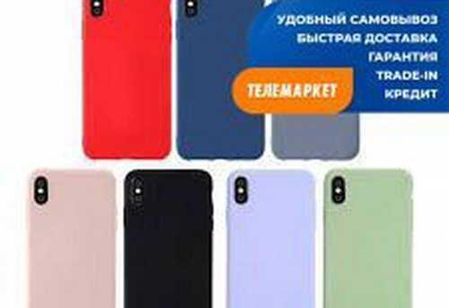 Накладка силикон TPU iPhone XR прозрачный красный