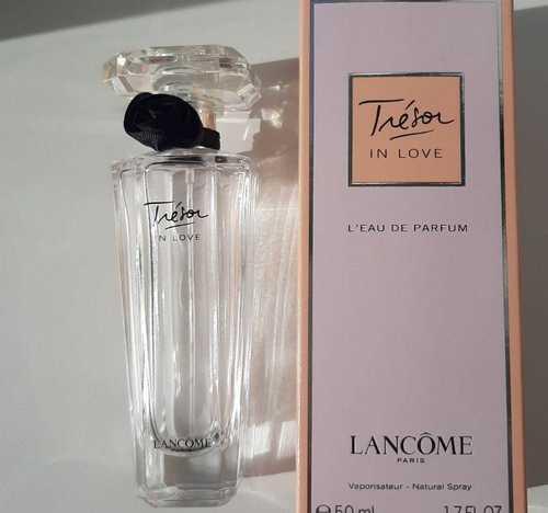 Пустой флакон от парфюма Tresor lancome