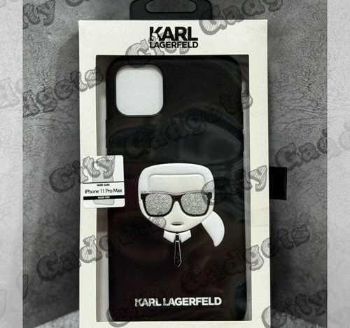 Чехол Karl Lagerfeldдля iPhone 11 Pro Max, Черный