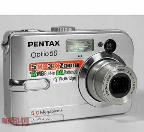 Компактный фотоаппарат Pentax Optio 50
