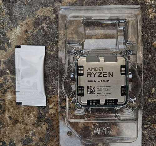 Новый Ryzen 5 7500F, сокет AM5