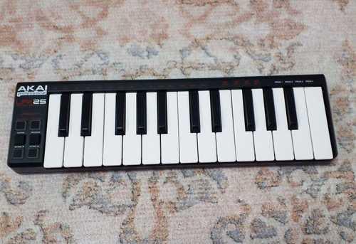 Midi клавиаткра(контроллер) akai LPK 25