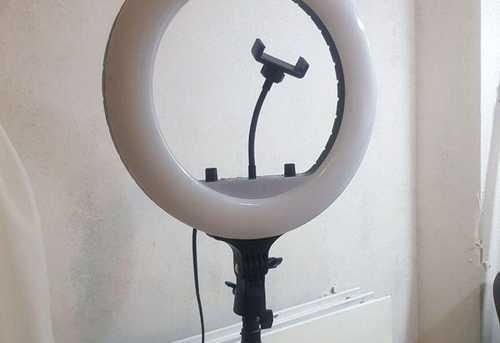 Свет для съемки кольцевая лампа Okiro RGB-RL 14