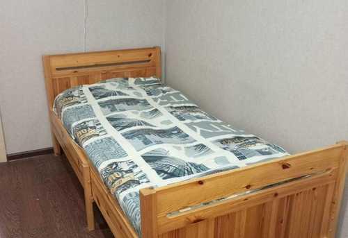 Кровать односпальная 80х180 с матрасом бу