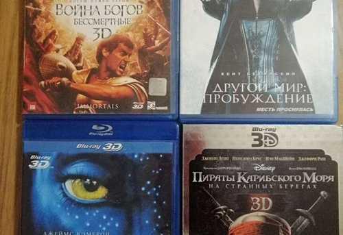 3D blu ray диски 13 штук