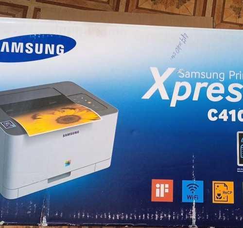 Принтер лазерный Samsung c410w