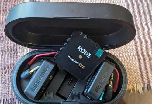 Rode wireless go 2 + зарядный кейс ZG-R30