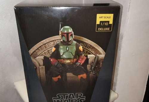 Статуэтка Boba Fett on Throne The Mandalorian