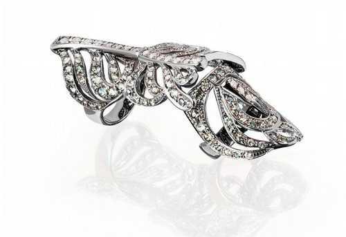 Кольцо RalfDiamonds Blackened gold ring