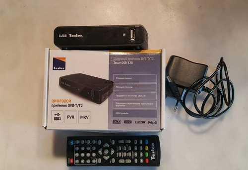 Цифровая тв приставка dvb t2 tesler dsr-320 в коро