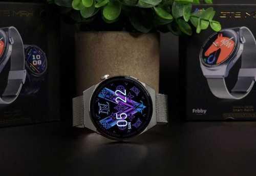 Смарт часы GT8 MAX круглые 46мм с NFC