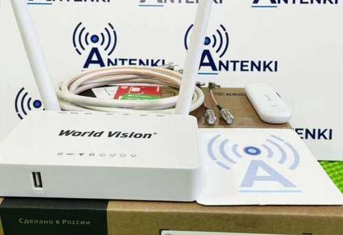 Комплект усиления/роутер+модем+антенна 4G для дачи