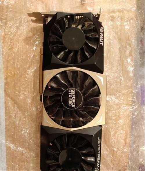 Видеокарта Palit nvidia Geforce gtx680 (на запчаст