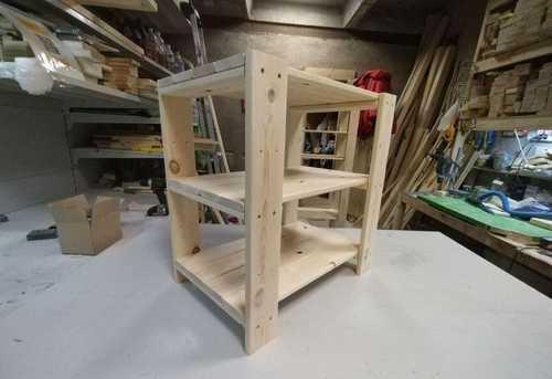 Стеллаж деревянный "конструктор" 61,5 см