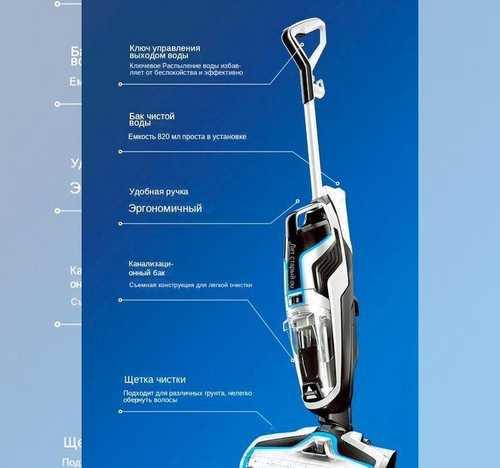 Вертикальный пылесос Bissell Crosswave 2225Z