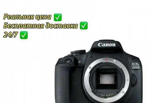 Фотоаппарат Canon EOS 2000D Body