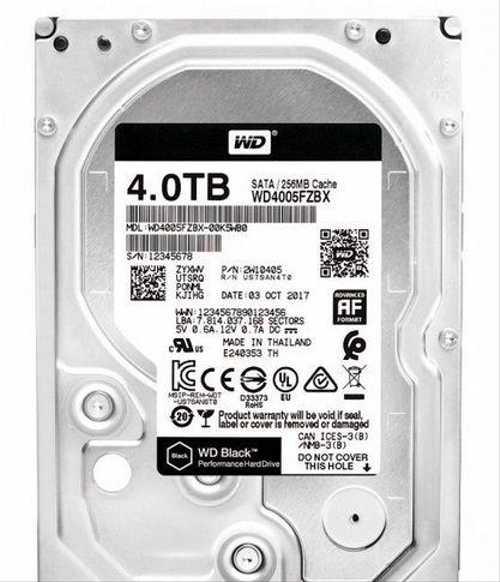 Western Digital Black WD4005fzbx 4тб