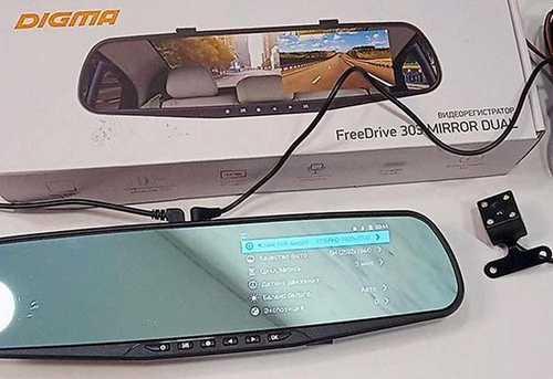 Видеорегистратор Digma freedrive 303 mirror dual