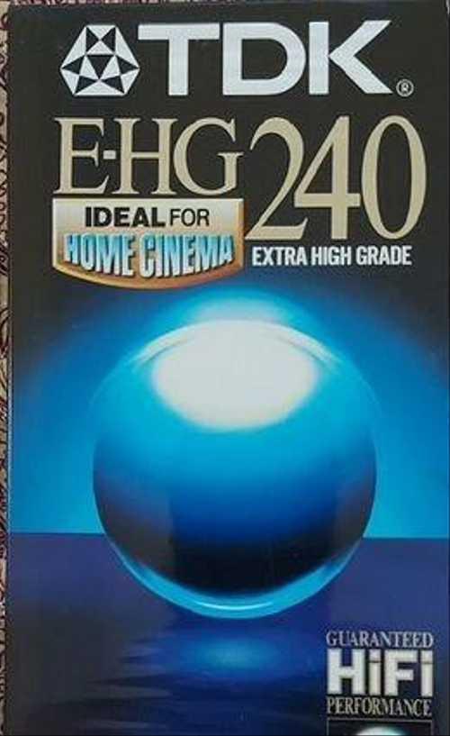 Видеокассета новая TDK E-HG 240