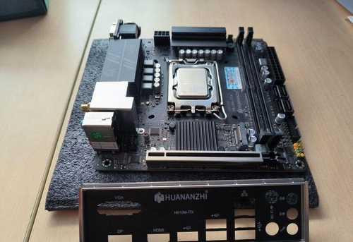 Huananzhi H610 ITX + I3 12100F комплект