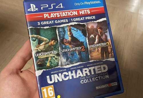 Uncharted: nathan drake collection диск ps4