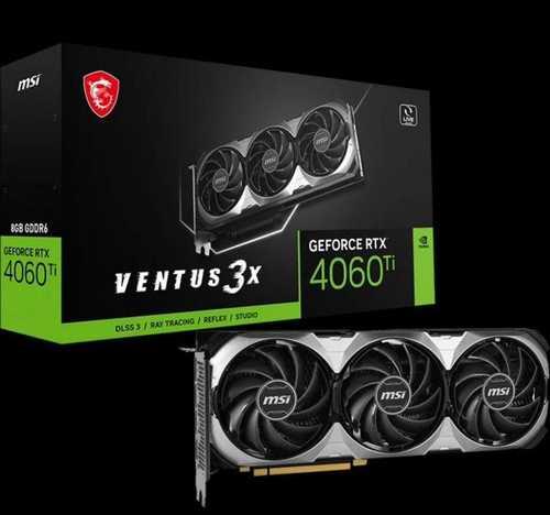 MSI GeForce RTX 4060 Ti ventus 3X E1 8G