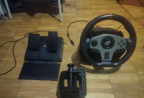 Игровой руль dexp wheelman pro 900