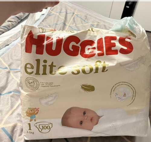 Подгузники huggies elite soft 1