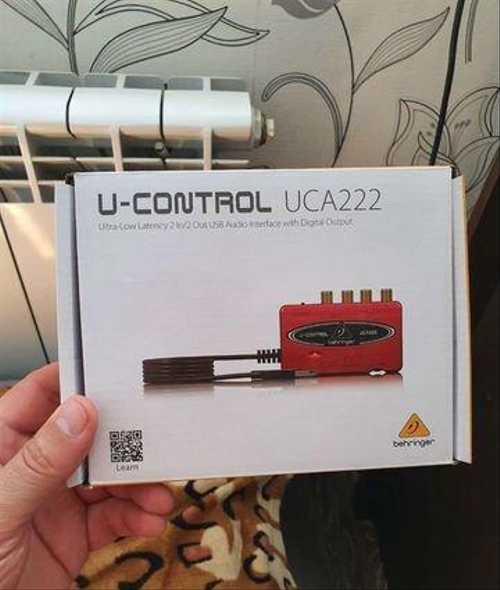 Внешняя звуковая карта behringer U-control UCA222