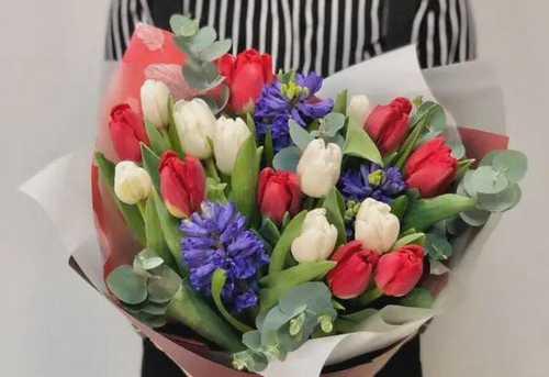 Букет тюльпанов цветы с доставкой