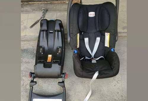 Автолюлька britax romer c базой isofix