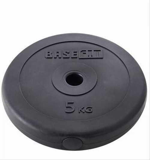 Диск пластиковый basefit BB-203 5 кг, d26