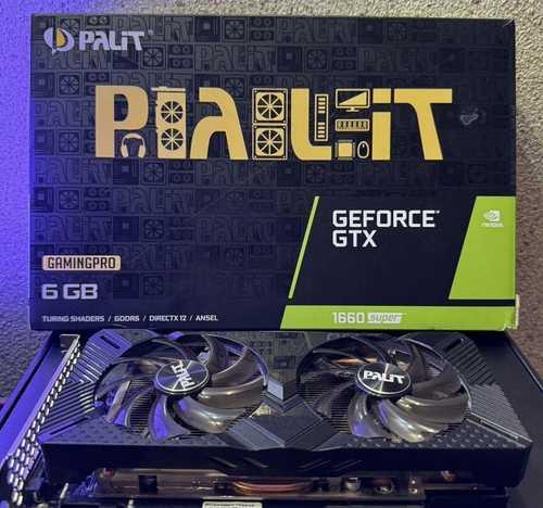 Видеокарта Palit GeForce GTX 1660 super 6GB GP