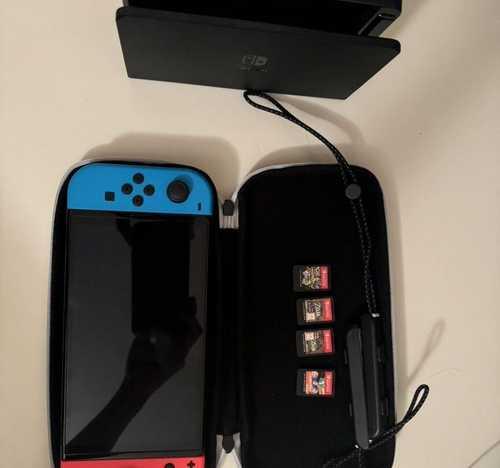 Nintendo switch oled с играми