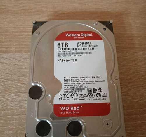 Жесткий диск WD red 6 tb