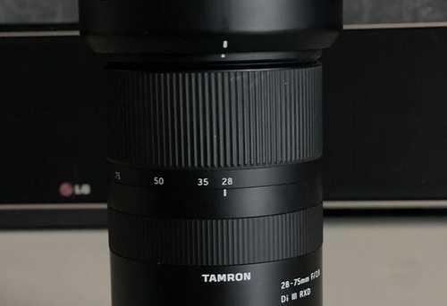 Объектив Tamron 28 75mm f 2.8 Sony